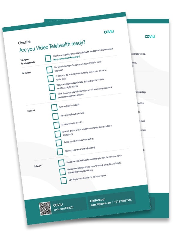 The Ultimate Video Telehealth Checklist | Coviu