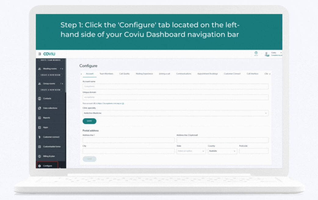 Install the Tonic Media App on Coviu | Apps