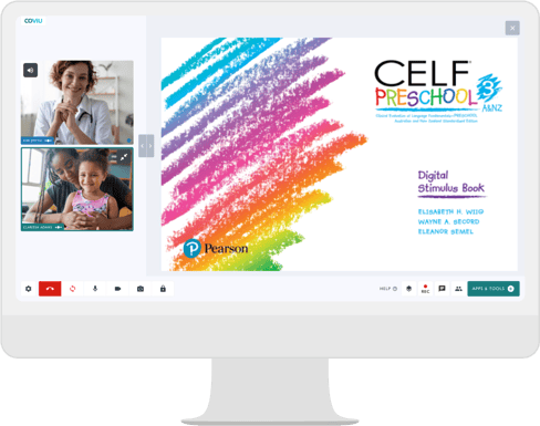 Install the CELF Preschool-3 A&NZ on Coviu | Apps