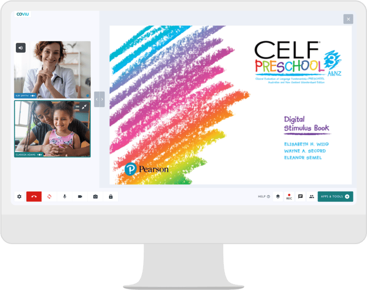 Install the CELF Preschool-3 A&NZ on Coviu