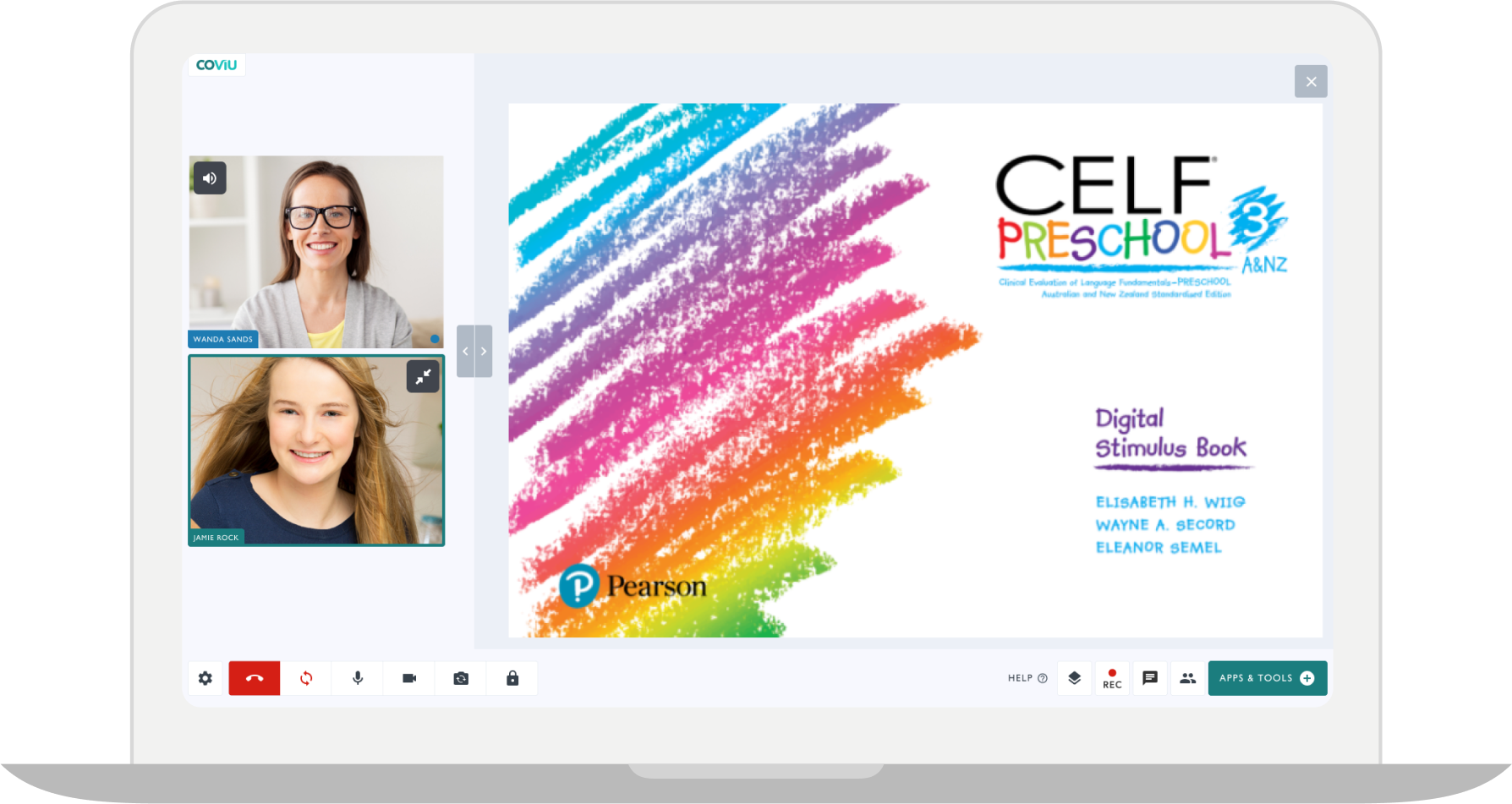 Install the CELF Preschool-3 A&NZ on Coviu | Apps